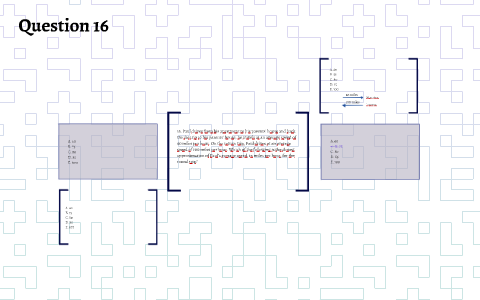 Question 16 by Princeton Review on Prezi