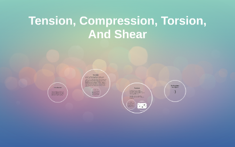 Tension, Compression, Torsion, And Shear by Monique van Dijken on Prezi