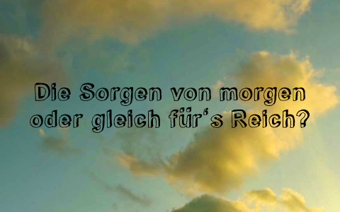 Die Sorgen von morgen by S W on Prezi