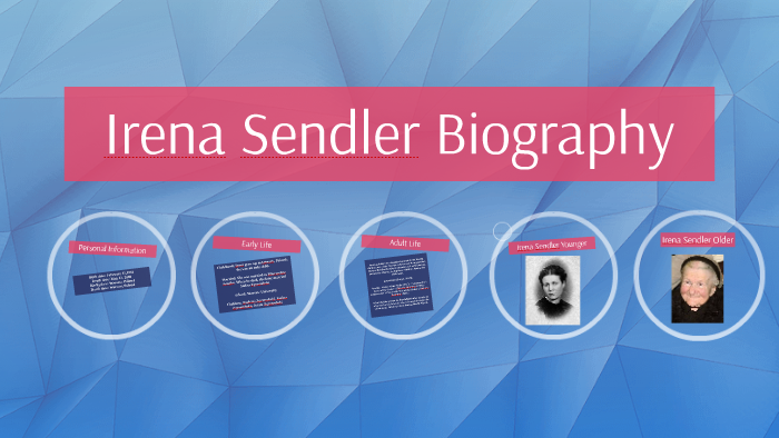 Irena Sendler Biography by Madison Bordelon on Prezi