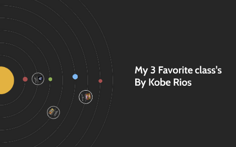 My 3 Favorite class's by kobe rios on Prezi