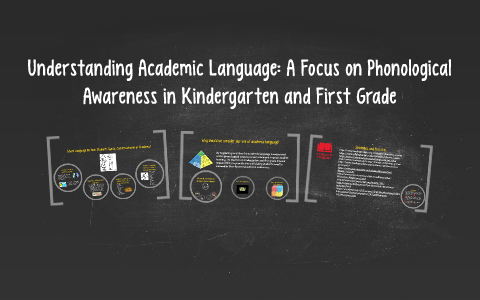 Understanding Academic Language: A focus on Phonological Awa by Angela ...