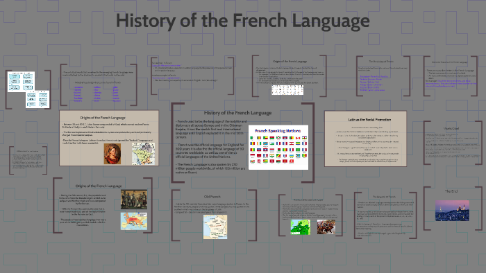 History of the French Language by sherley paulino on Prezi