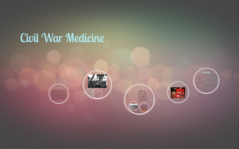 Civil War Medicine by Taylor D on Prezi