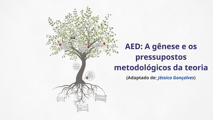 AED: A gênese e os pressupostos metodológicos da teoria by Wilson ...