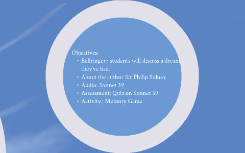 Sonnet 39 by AJKS MPSS on Prezi