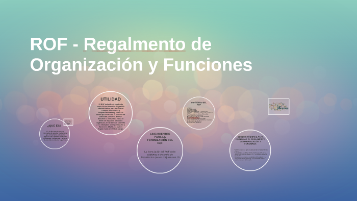 ROF - Regalmento de Organizacion y Funciones by Nicolas Guevara on Prezi