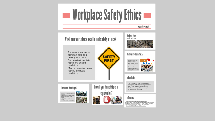 Workplace Safety Ethics by Sejal Patel on Prezi