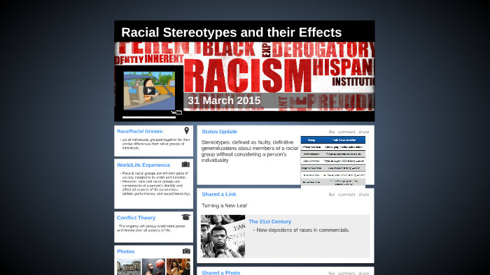 Racial Stereotypes and their Effects by Rosalba Garcia-Hernandez on Prezi