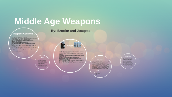 Middle Age Weapons by Brooke Nadeau on Prezi
