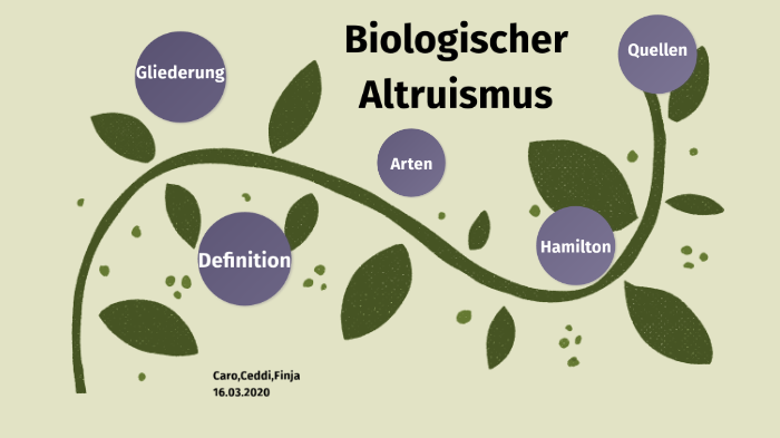 Altruismus by Finja Weckauf on Prezi