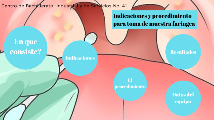 Indicaciones y procedimiento para toma de muestra faringea by Nathaly ...