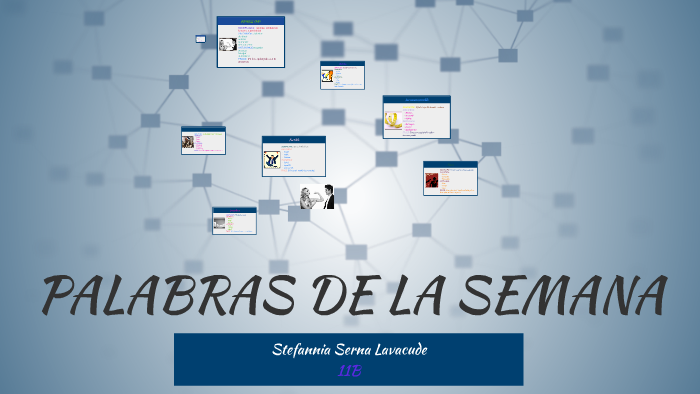 PALABRAS DE LA SEMANA by on Prezi