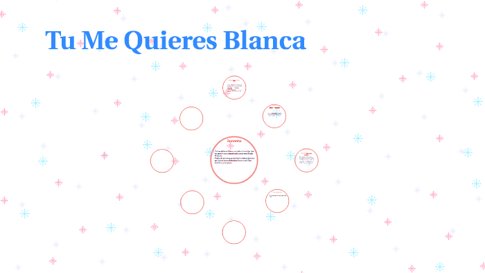 Tu Me Quieres Blanca by crystal munoz on Prezi