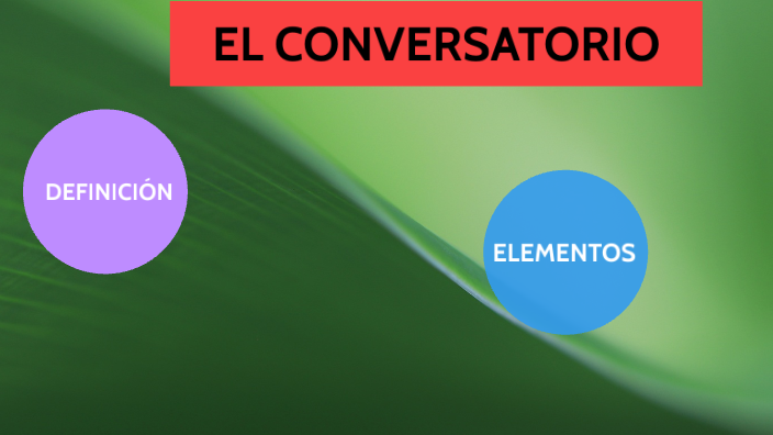 EL CONVERSATORIO by HILDA AGUIRRE BELTRAN on Prezi