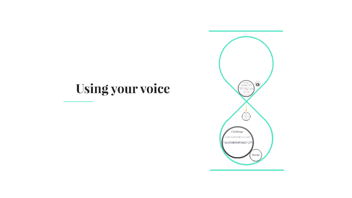 Using your voice by on Prezi