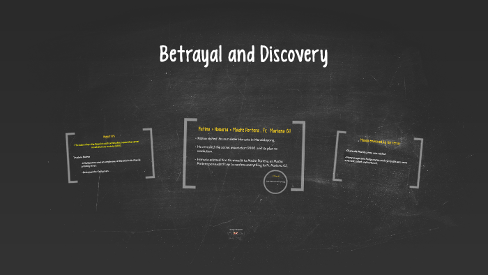 Betrayal and Discovey by Aaron Cate on Prezi