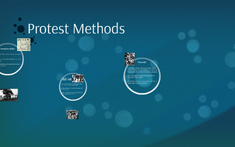 Protest Methods by Ted Ward