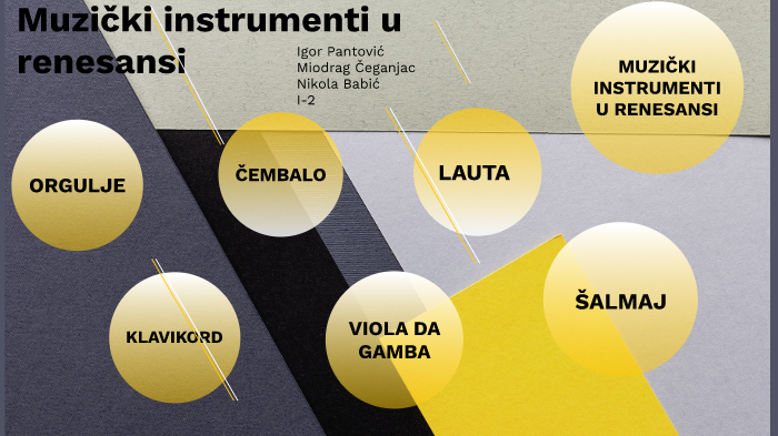MUZIČKI INSTRUMENTI U RENESANSI by Igor Pantovic on Prezi