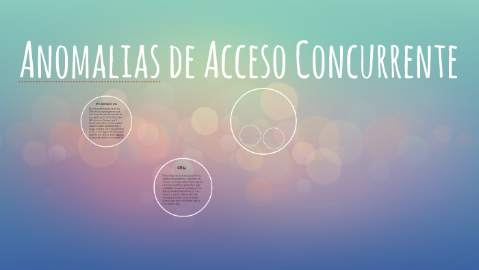 Anomalias de Acceso Concurrente by Mari Solano on Prezi