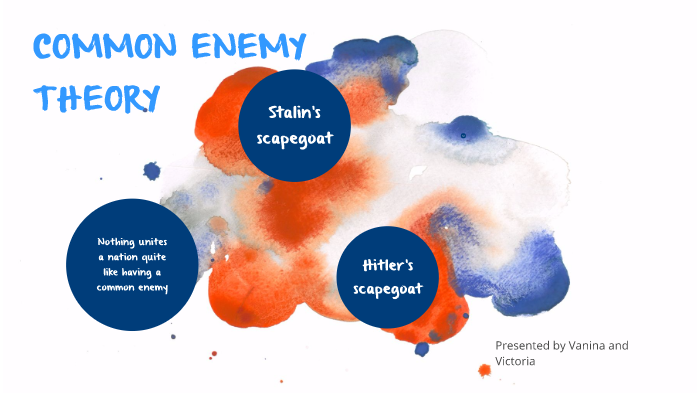 Common enemy theory by Vicky Tompkins on Prezi