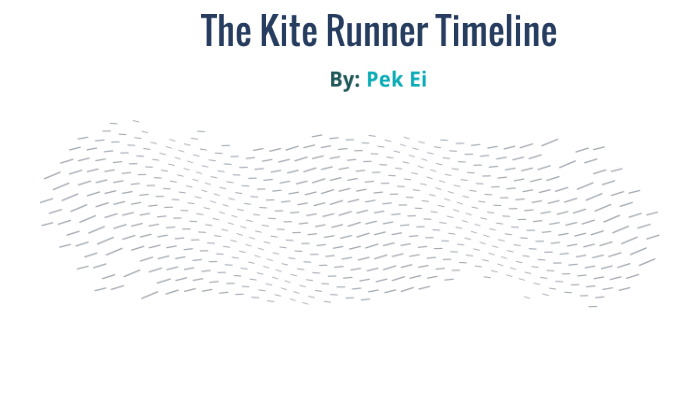 The Kite Runner Timeline by Pek Ei on Prezi