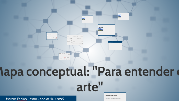 Mapa conceptual: "Para entender el arte" by Marcos Fabian Castro Cano ...