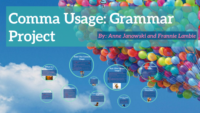 Comma Usage: Grammar Project by Anne Janowski on Prezi