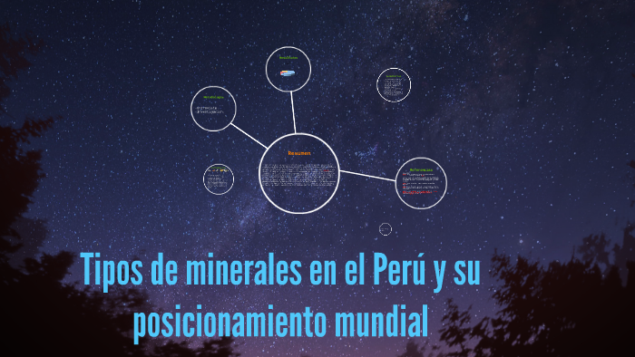 Tipos de minerales en el Perú y su posicionamiento mundial by junior ...