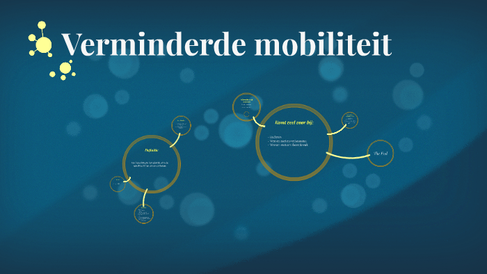 Verminderde mobiliteit by Lisa Bosma on Prezi