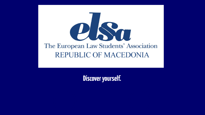 ELSA Republic of Macedonia by Ana Velkovska