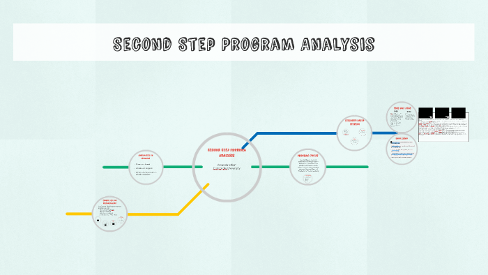 Second Step Program Analysis by Amanda Miller