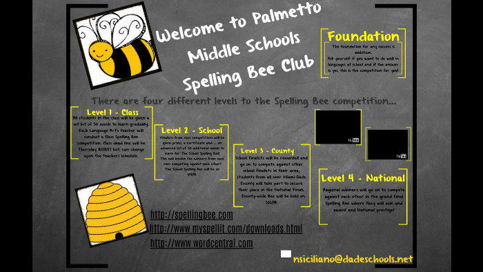 Spelling Bee Club by Natalie Siciliano on Prezi