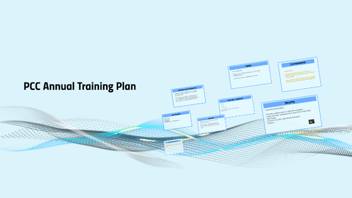 PCC Annual Training Plan by on Prezi
