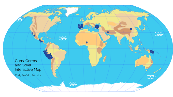 Guns, Germs, and Steel Interactive Map by cody fusfeld on Prezi