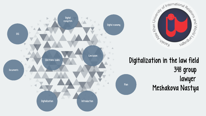 Digitalization in the law field by НАСТЯ Межакова on Prezi