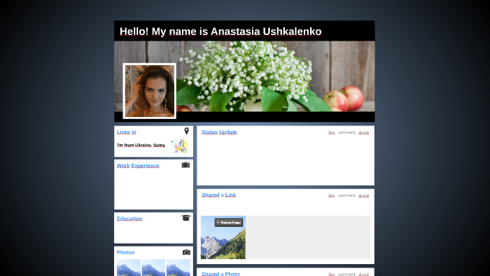 Hello! My name is Anastasia Ushkalenko by Anastasia Ushkalenko on Prezi