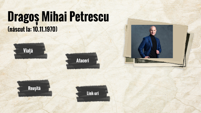 Dragoș Mihai Petrescu by Ioana Turca on Prezi