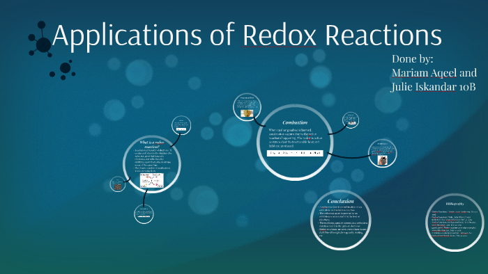 Applications of Redox Reactions by Julie Iskandar on Prezi