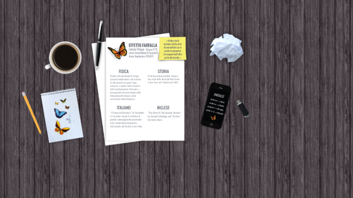 TESINA EFFETTO FARFALLA by Filippo Labate on Prezi