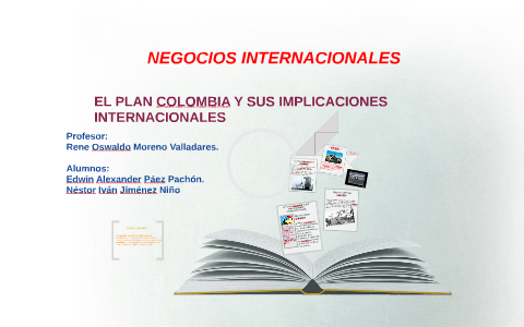 EL PLAN COLOMBIA Y SUS IMPLICACIONES INTERNACIONALES by