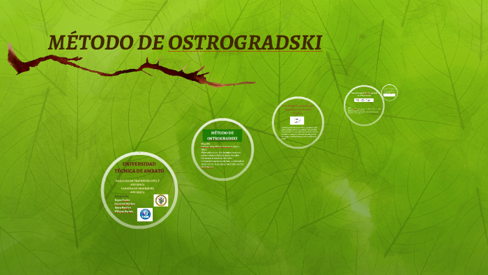 MÉTODO DE OSTROGRADSKI by Mari Guamaní on Prezi