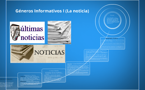Géneros Informativos I (La noticia) by on Prezi