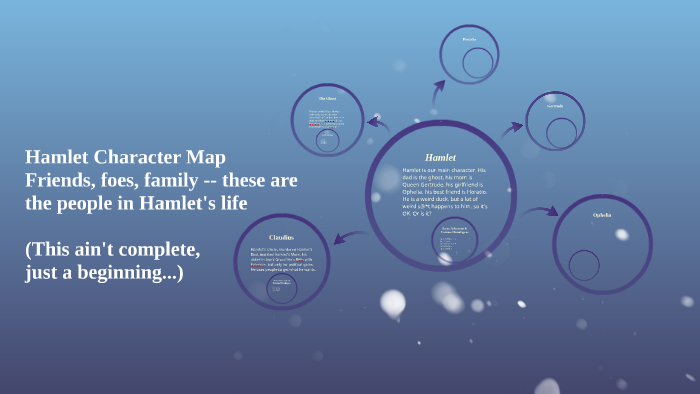 Hamlet Character Map by Peter Compitello on Prezi