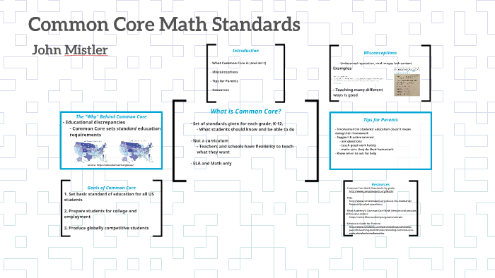 Common Core Math Standards by John Mistler on Prezi