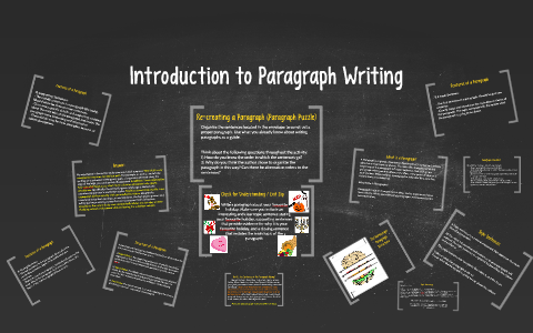 Introduction to Paragraph Writing by Collin Bryant on Prezi
