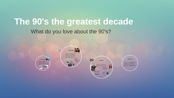 The 90's the greatest decade by Samantha Smith on Prezi