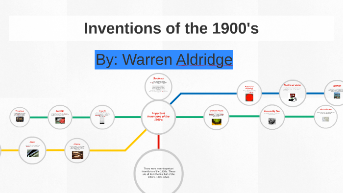Inventions of the 1900's by warren aldridge on Prezi