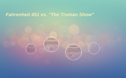 Fahrenheit 451 vs. "The Truman Show by Bryanna Lambert on Prezi