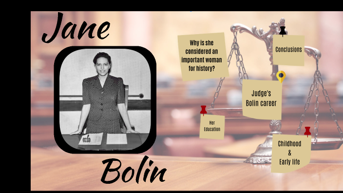 Presentation about Jane Bolin by Alessia Campara on Prezi